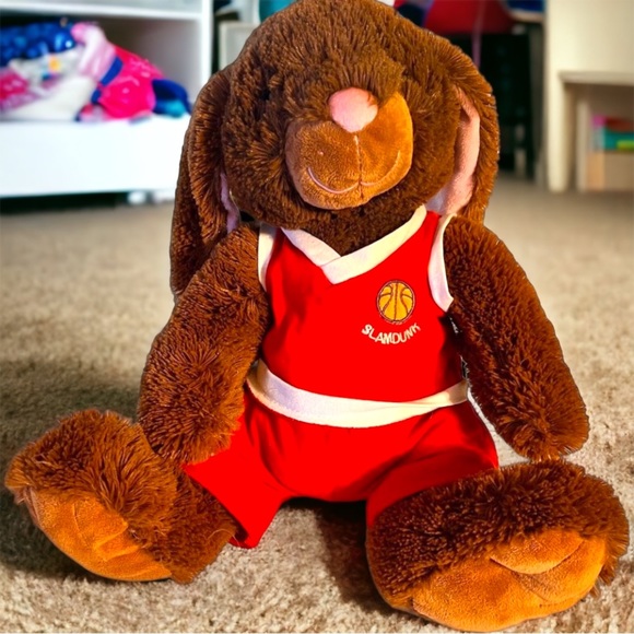 Walmart | Toys | Rabbit Slam Dunk Basketball Outfit Lg Stuffed Plush ...